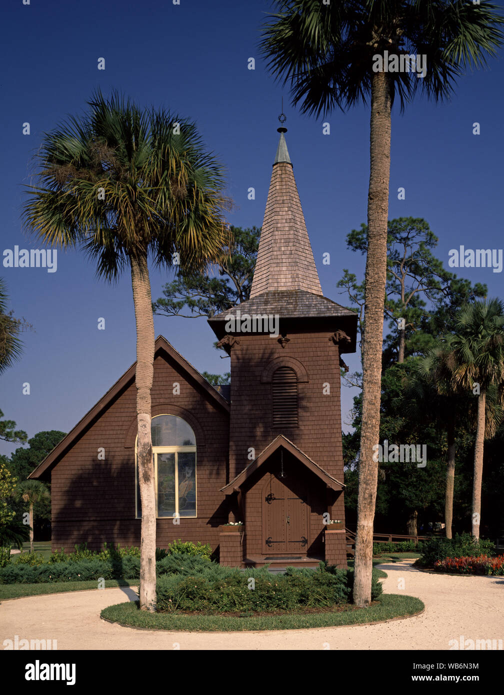Faith chapel built in 1904 on Jekyll Island, Georgia Stock Photo - Alamy