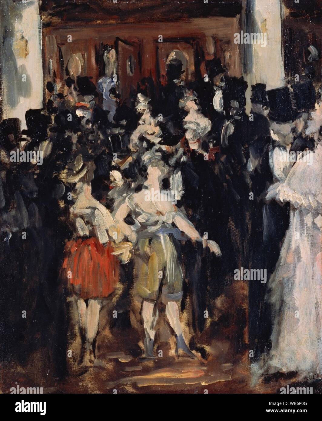 Edouard Manet - Masked Ball at the Opera Stock Photo - Alamy