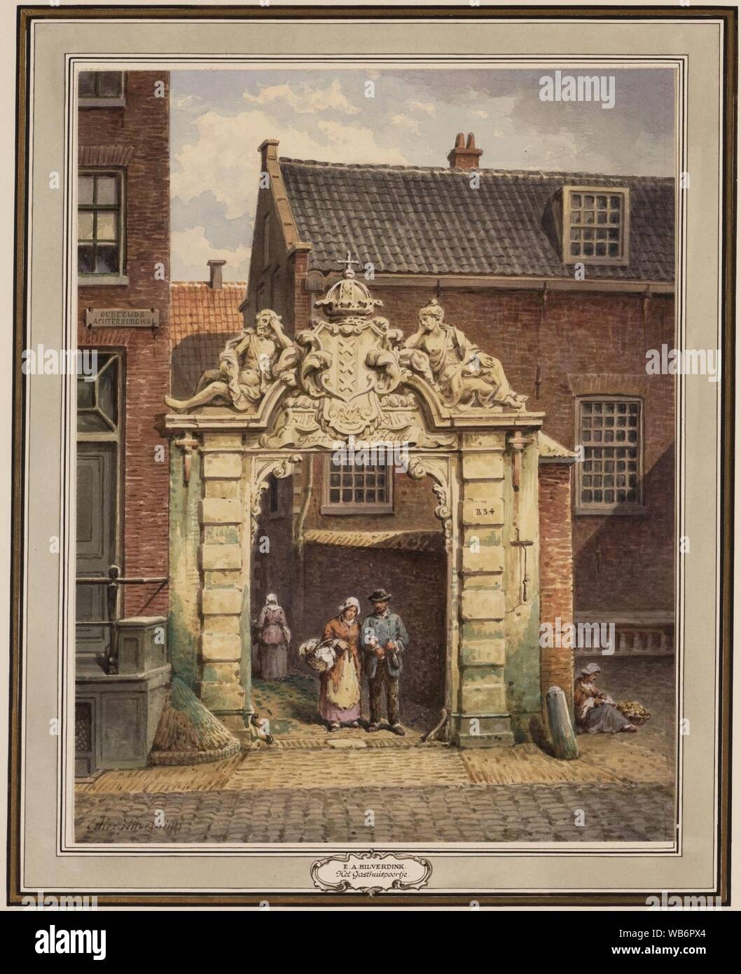 Eduard Alexander Hilverdink, Afb 010094001315 Stock Photo - Alamy