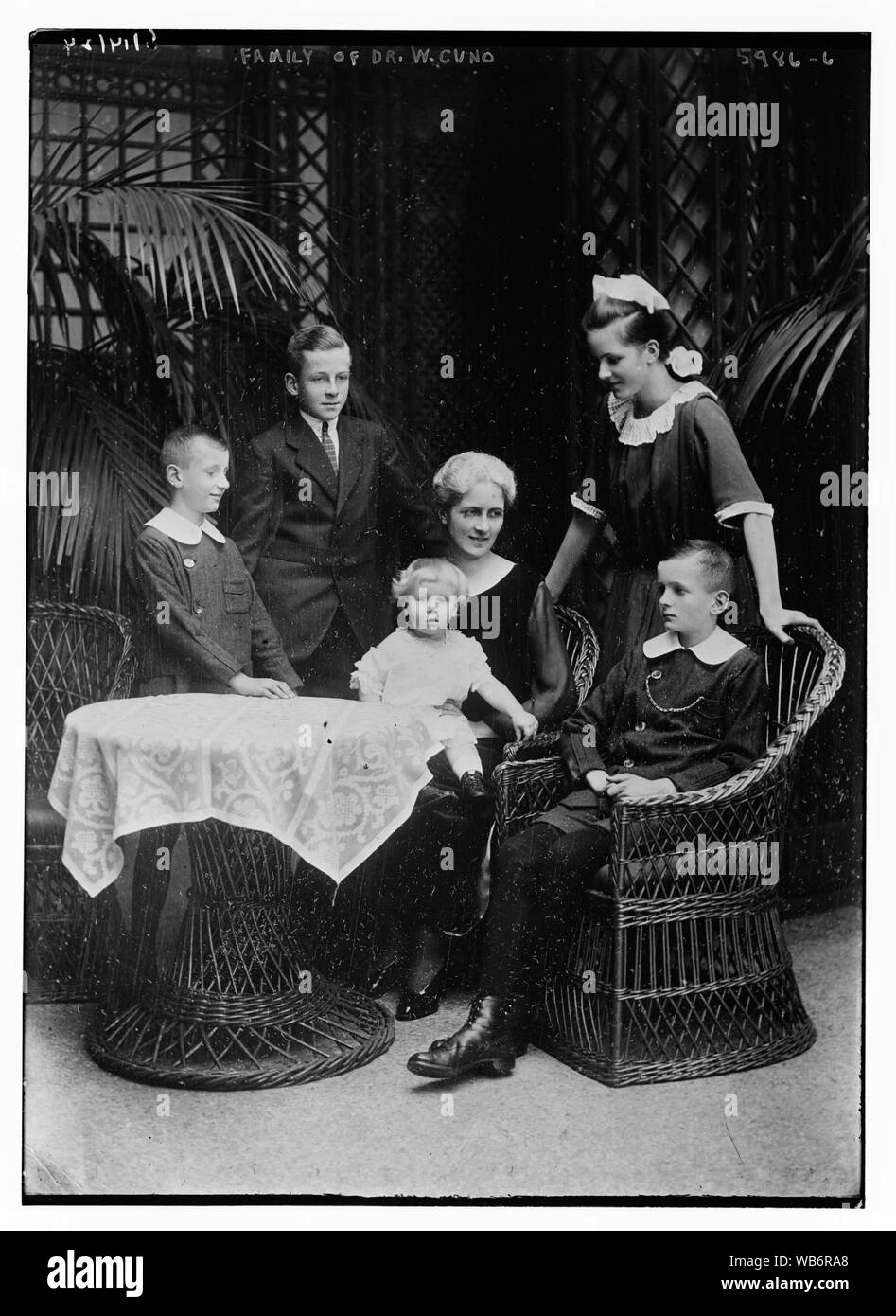 Family of Dr. W. Cuno Abstract/medium: 1 negative : glass ; 5 x 7 in ...