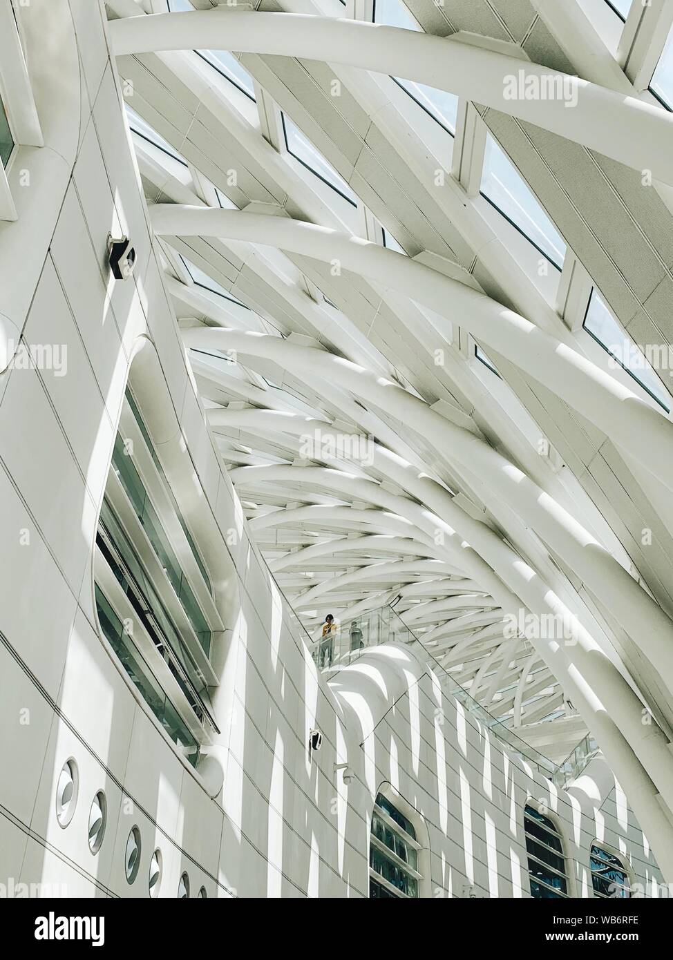 Beijing, China. 23rd Aug, 2019. Mobile photo shows tourists visiting ...