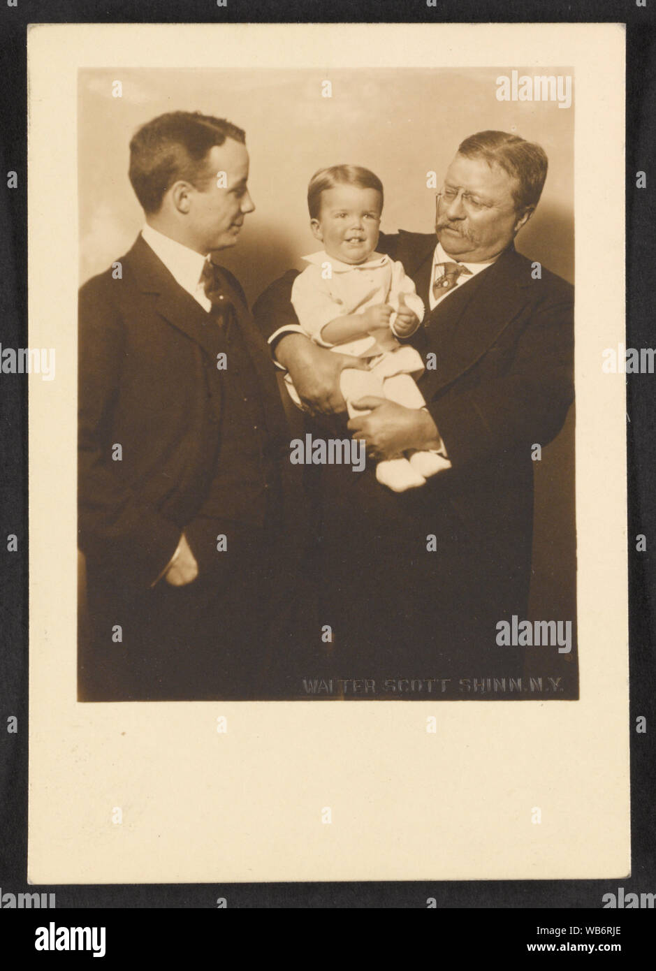 Family portrait with Theodore Roosevelt, Theodore Roosevelt, Jr., and ...