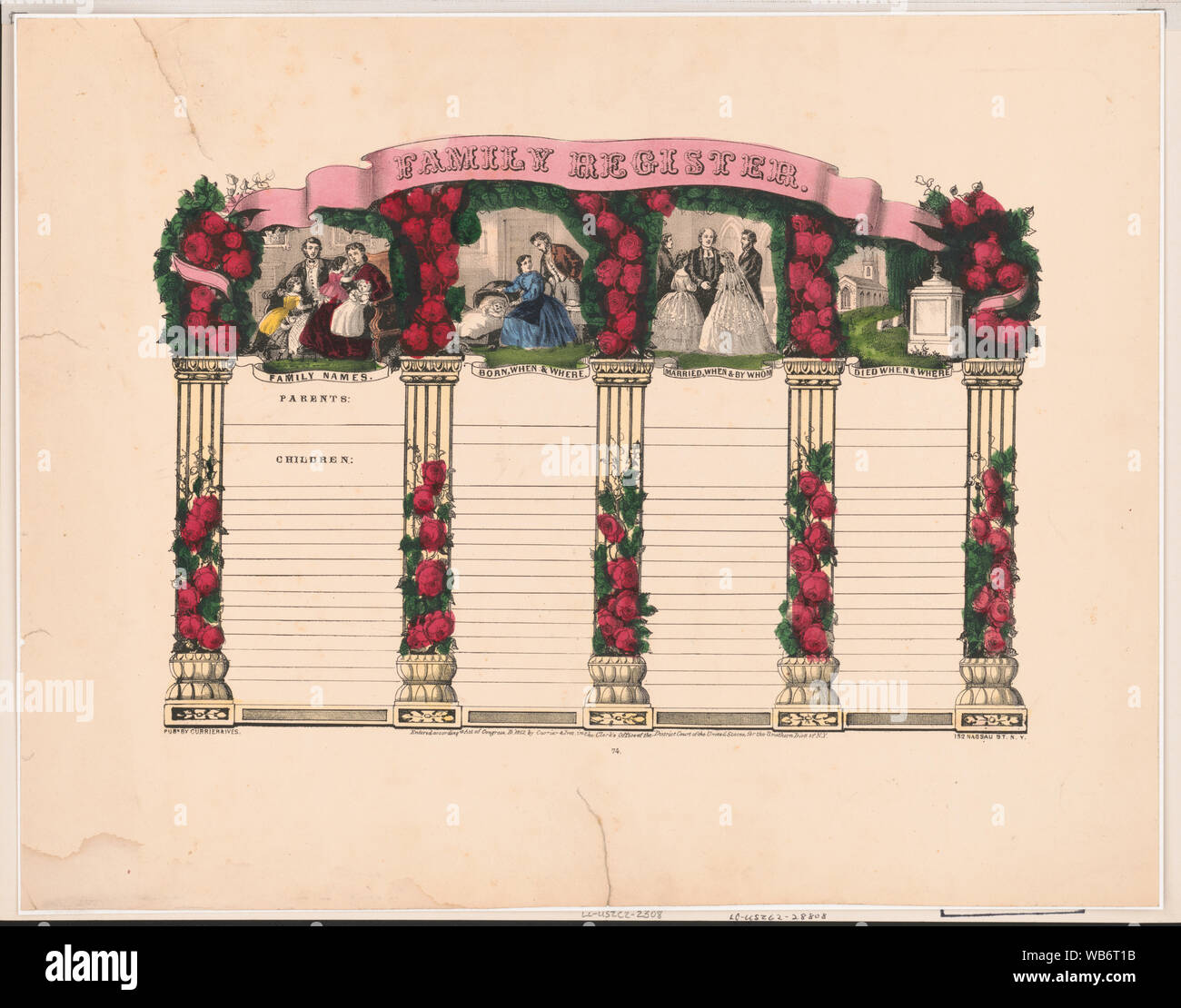 Family register hi-res stock photography and images - Alamy