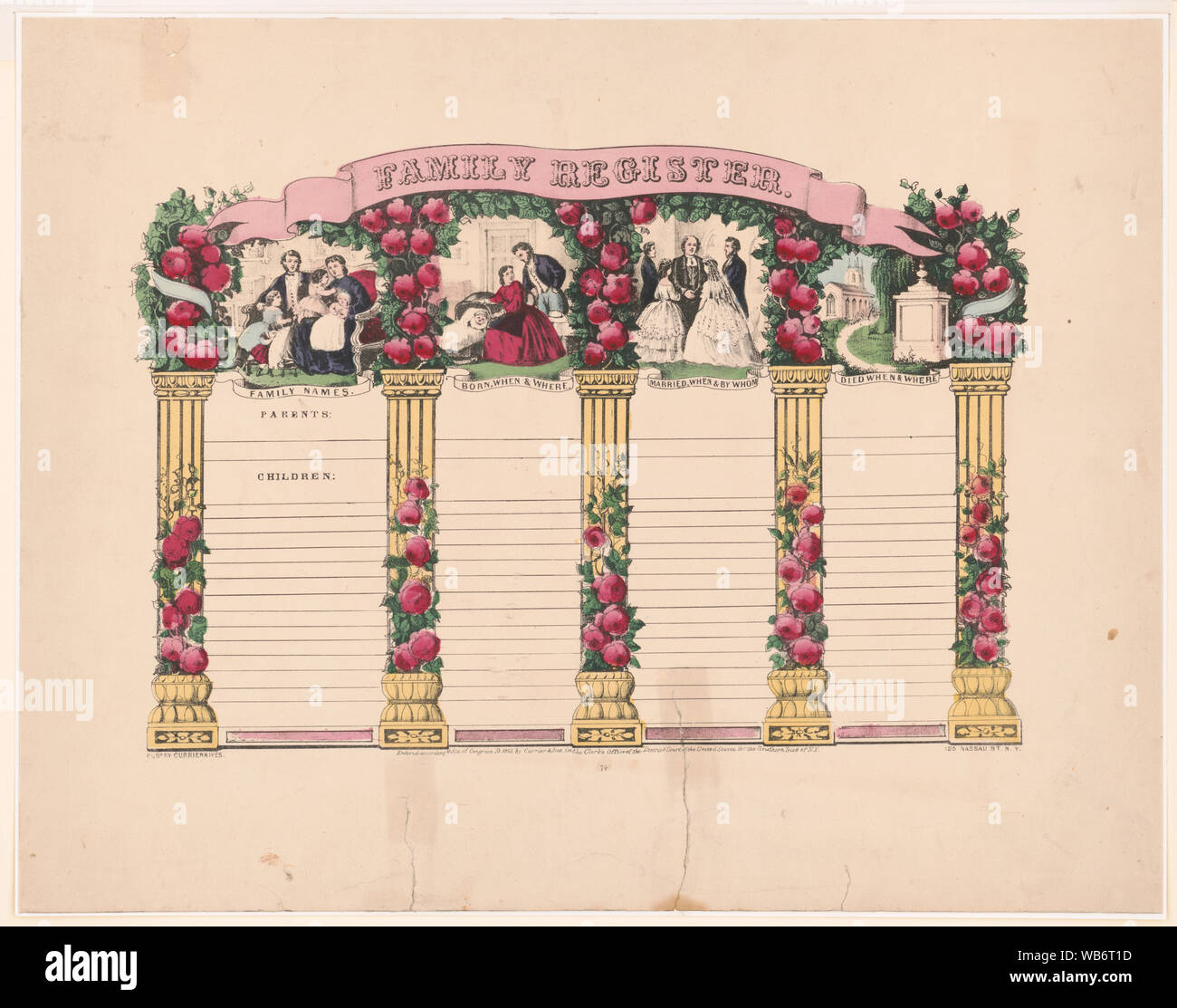 Family register hi-res stock photography and images - Alamy