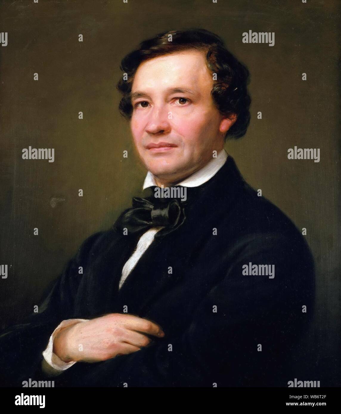 Eduard Magnus Bildnis Wilhelm Taubert Stock Photo - Alamy