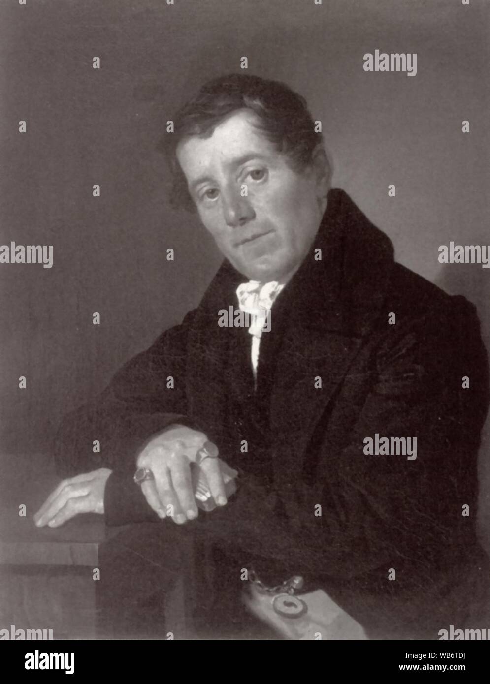 Eduard Ritter, Selbstporträt Stock Photo - Alamy