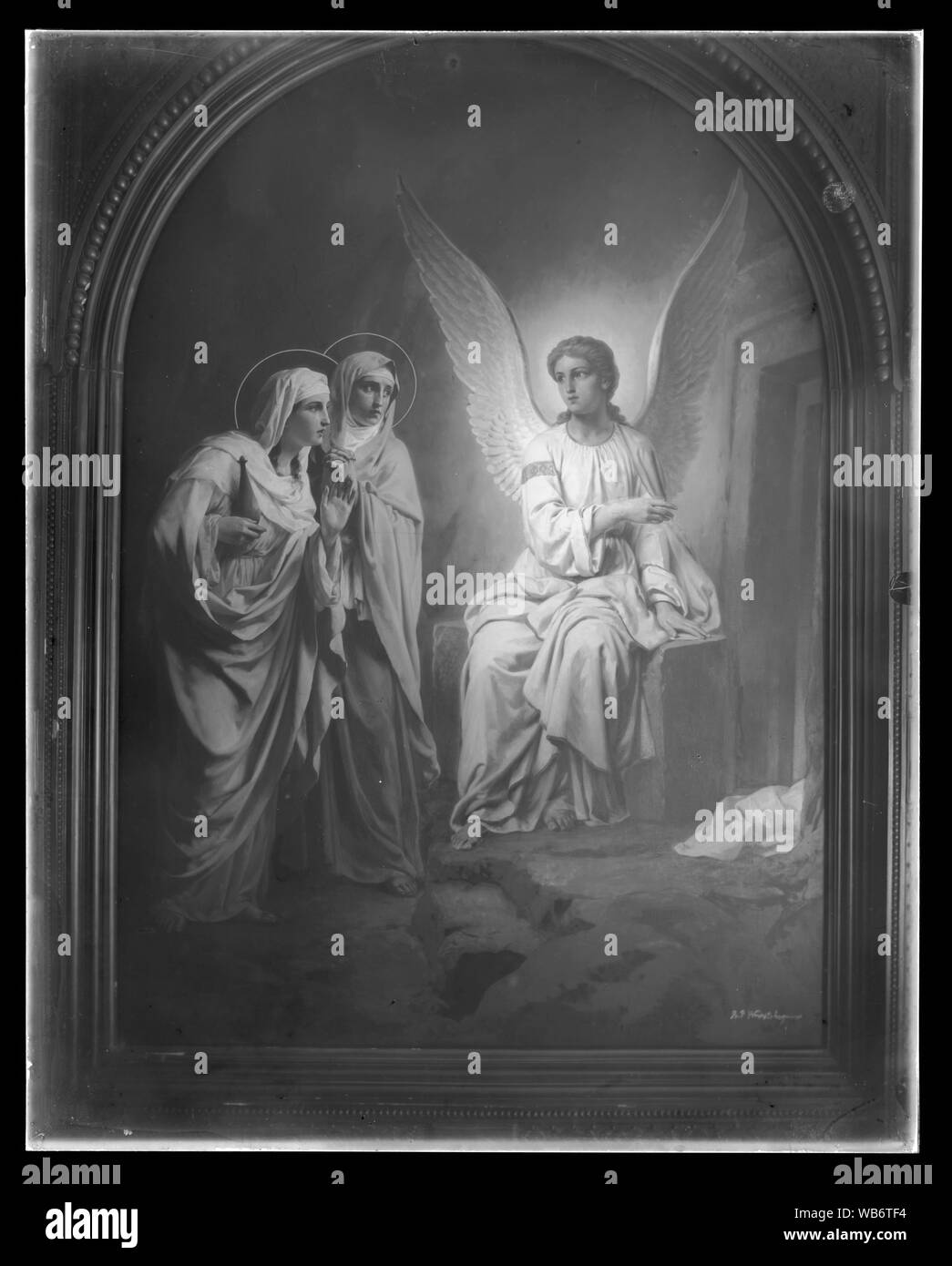 In famous paintings Black and White Stock Photos & Images - Alamy