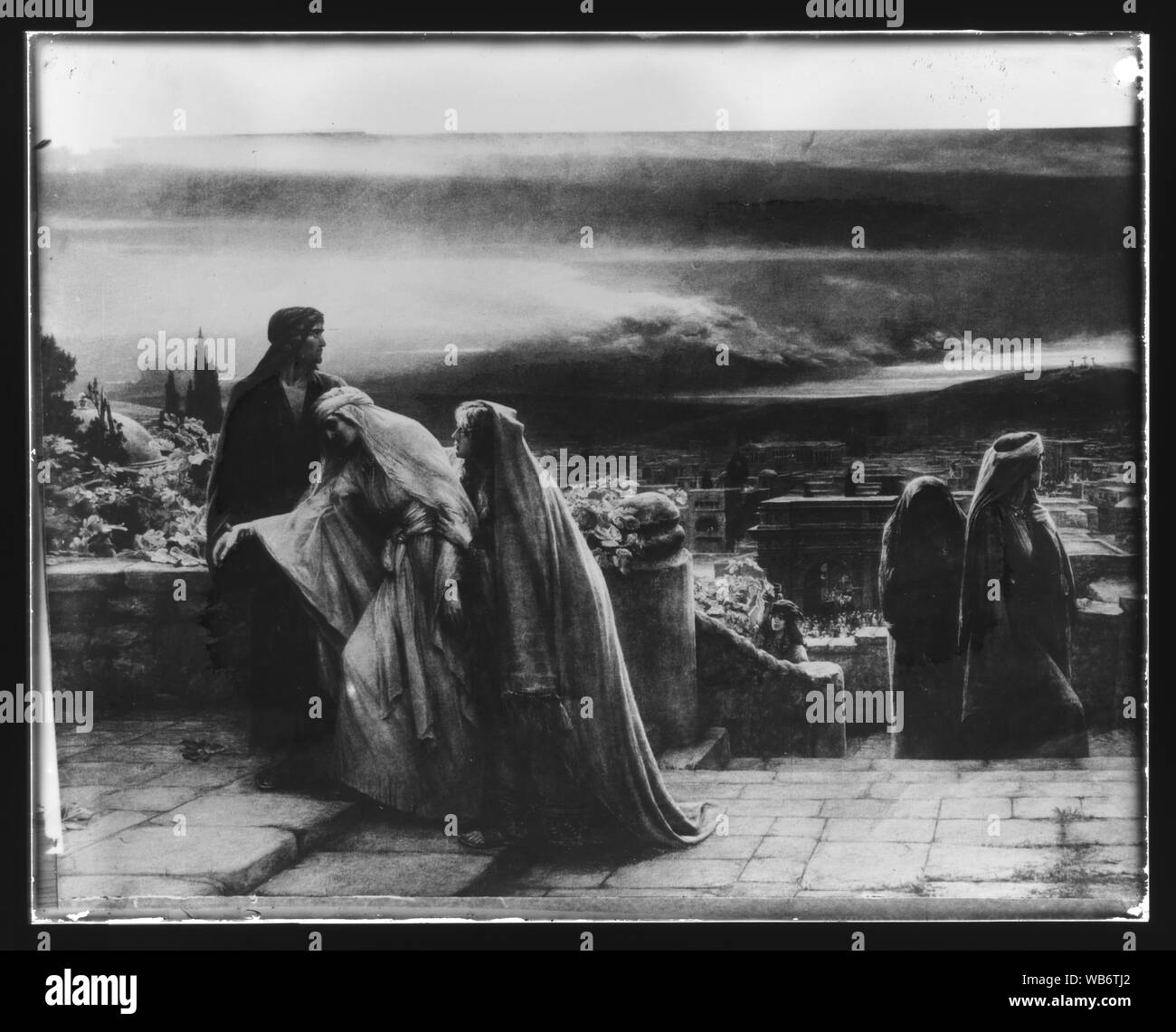 Famous religious paintings. The return from Calvary, by Schmalz ...