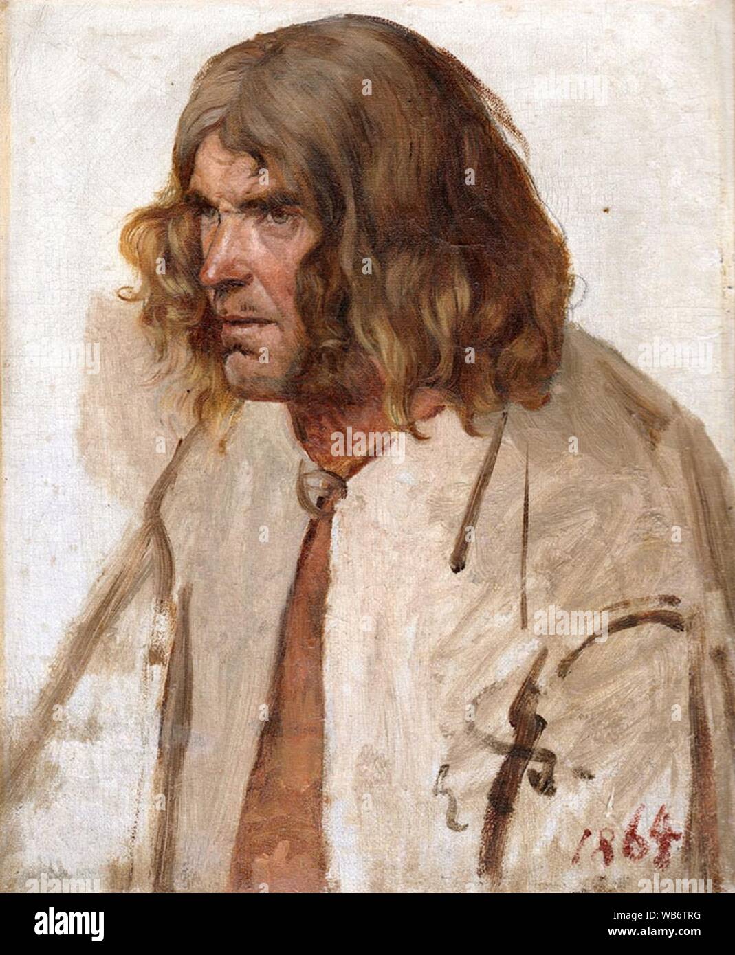 Eduard von Gebhardt - Eesti talumees2 Stock Photo - Alamy