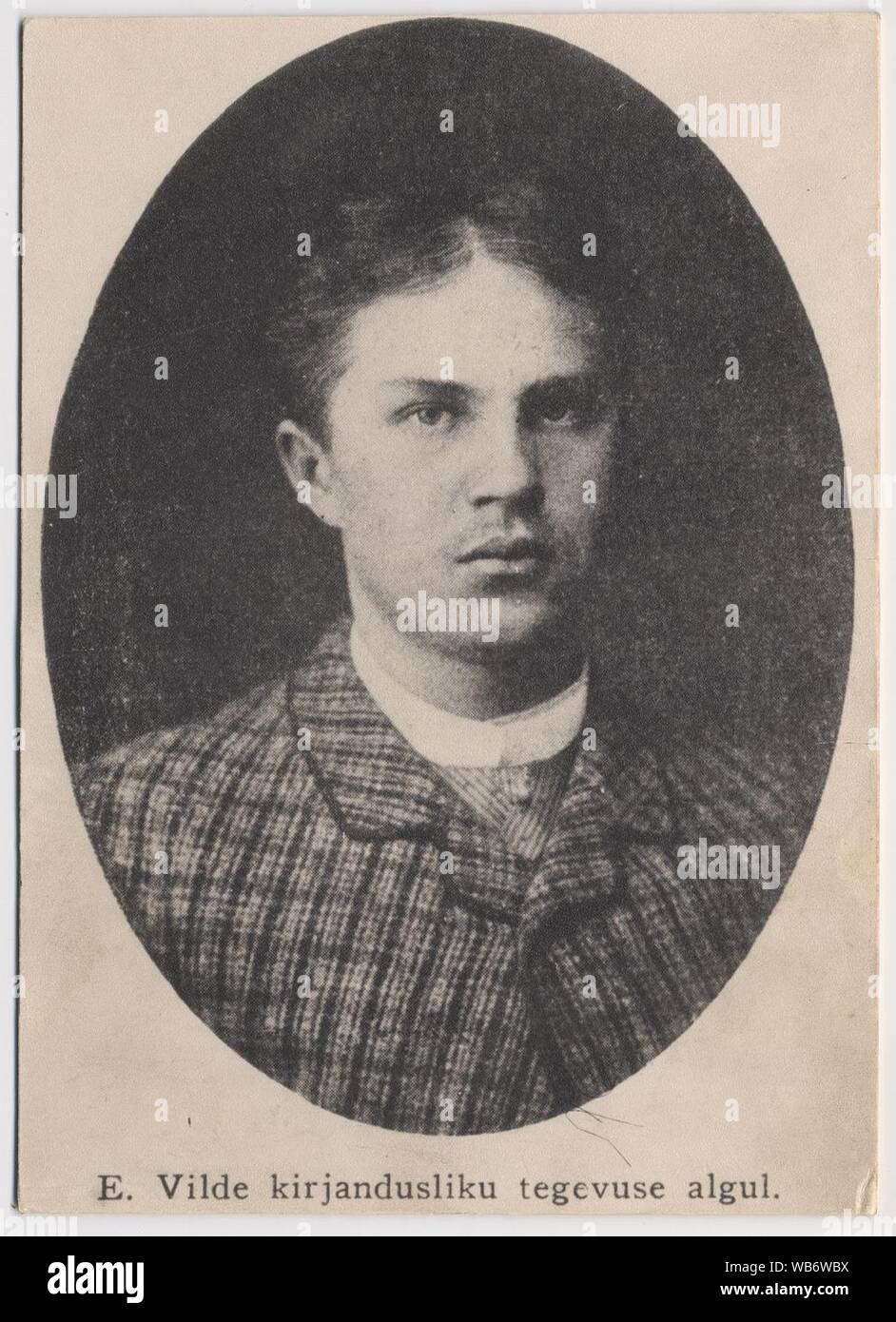 Eduard Vilde noore mehena Stock Photo - Alamy