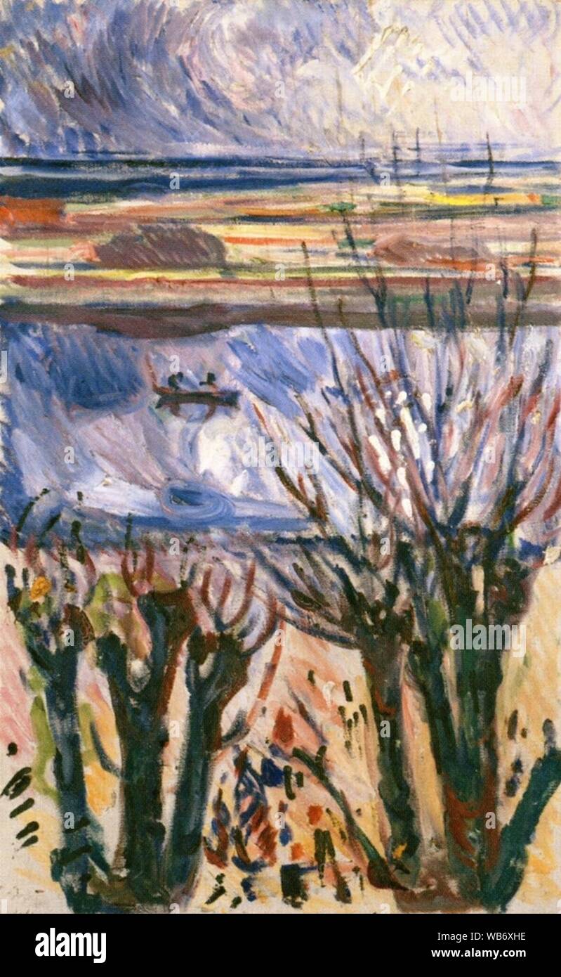 Edvard Munch - Canal in Warnemünde (2 Stock Photo - Alamy