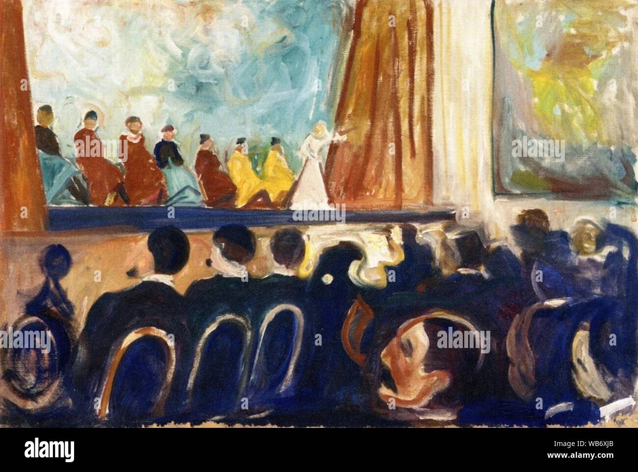 Edvard Munch - Cabaret Stock Photo - Alamy