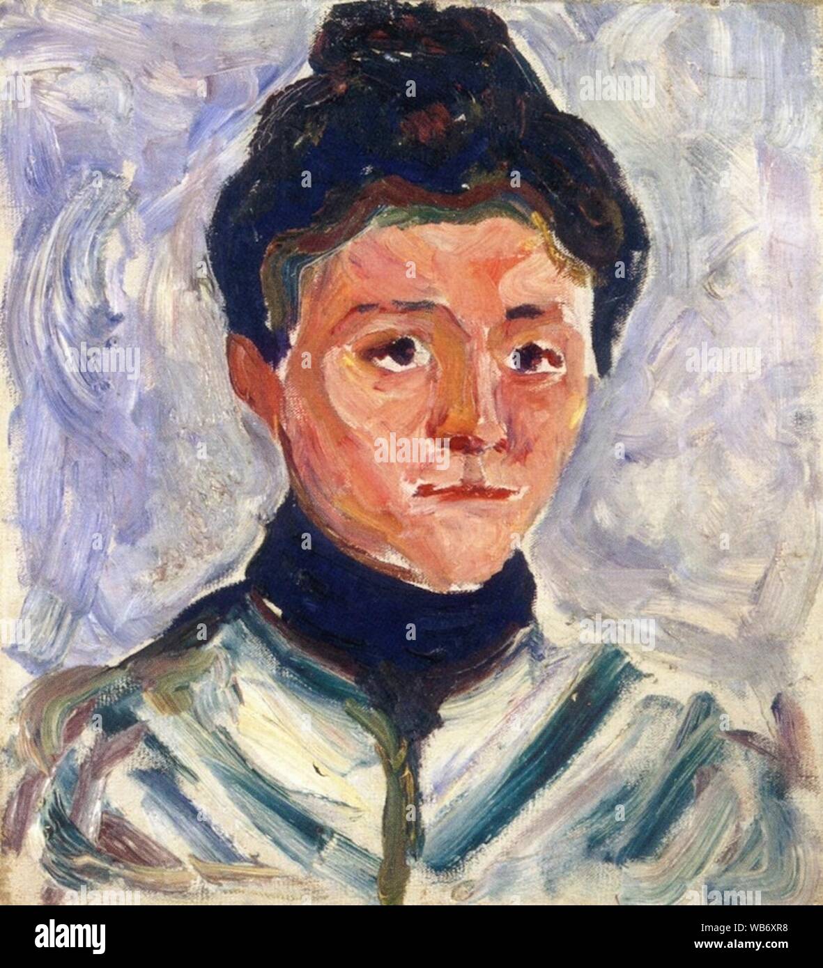 Edvard Munch - Female Portrait Stock Photo - Alamy