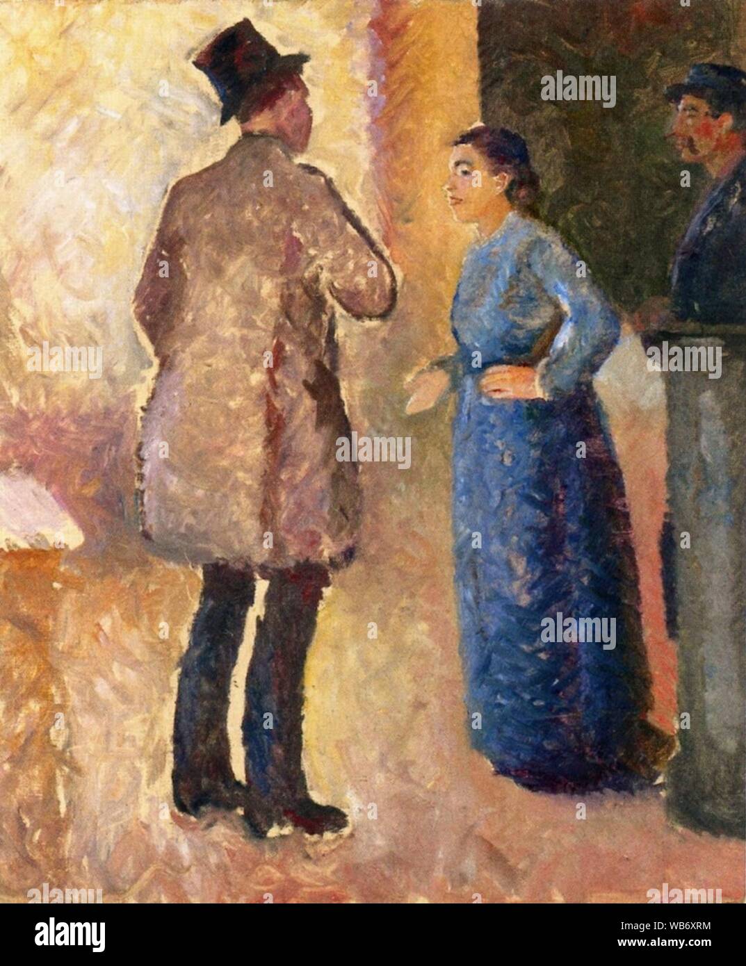 Edvard Munch - In the Café Stock Photo - Alamy