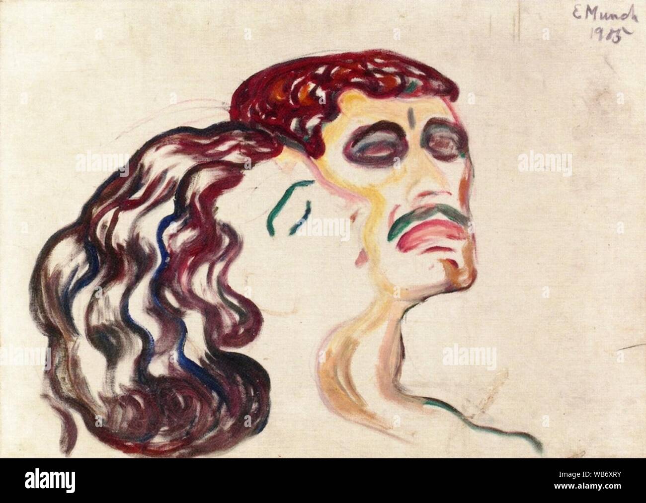 Edvard Munch - Head by Head (1 Stock Photo - Alamy