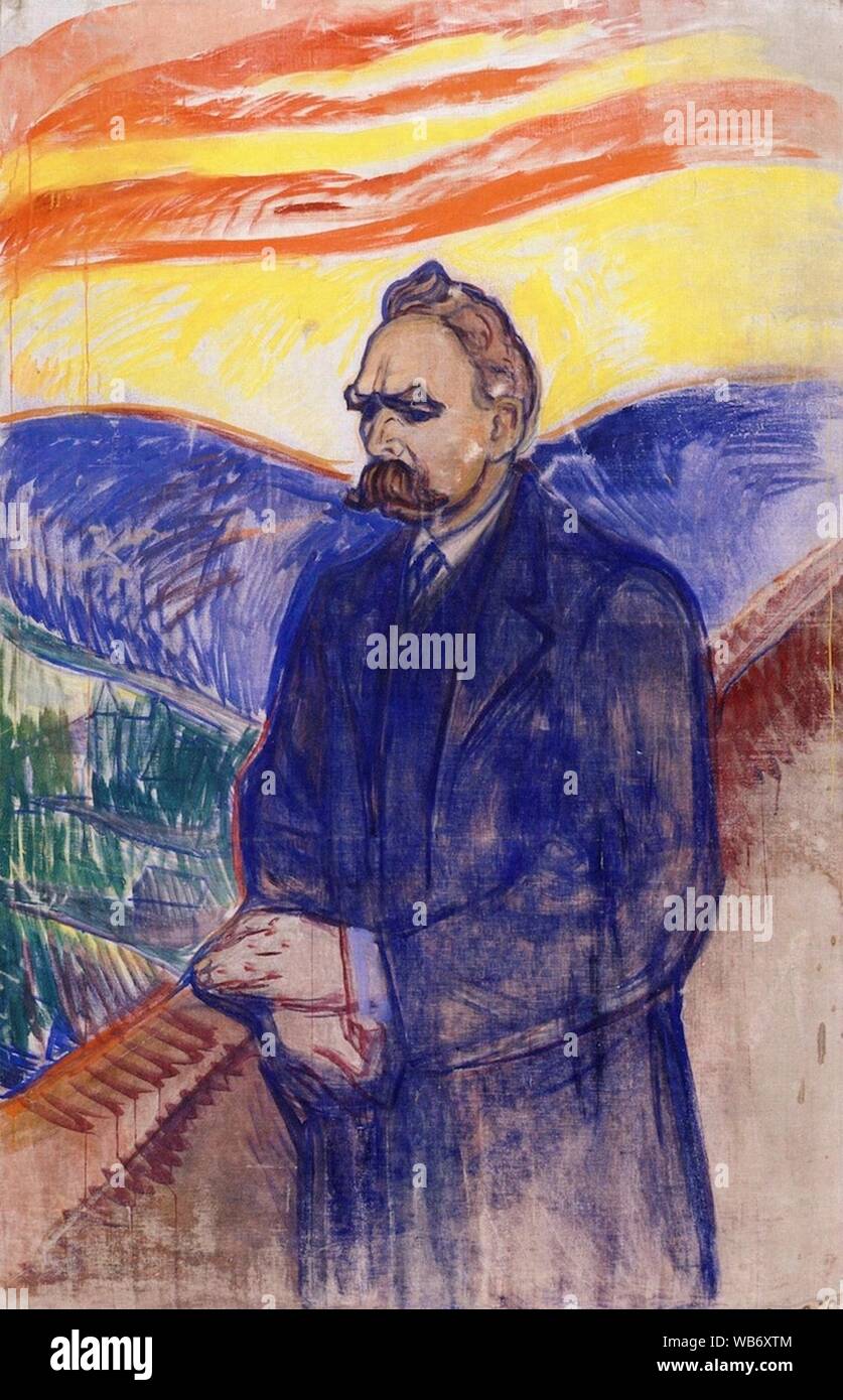 Edvard Munch - Friedrich Nietzsche Stock Photo - Alamy