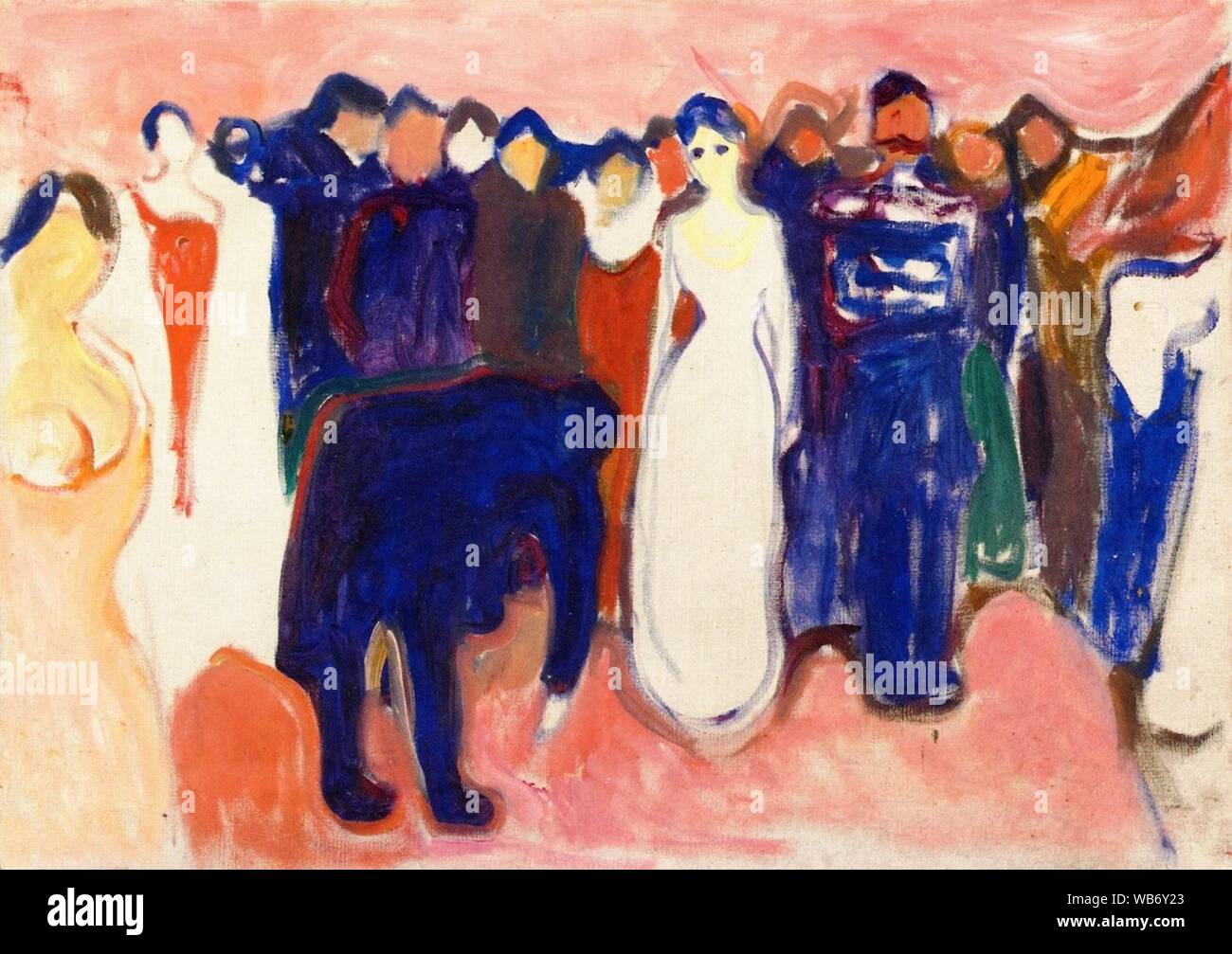 Edvard Munch - Merry Company Stock Photo - Alamy