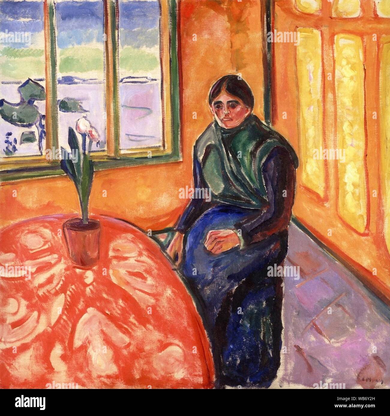 Edvard Munch - Melancholy (1911 Stock Photo - Alamy