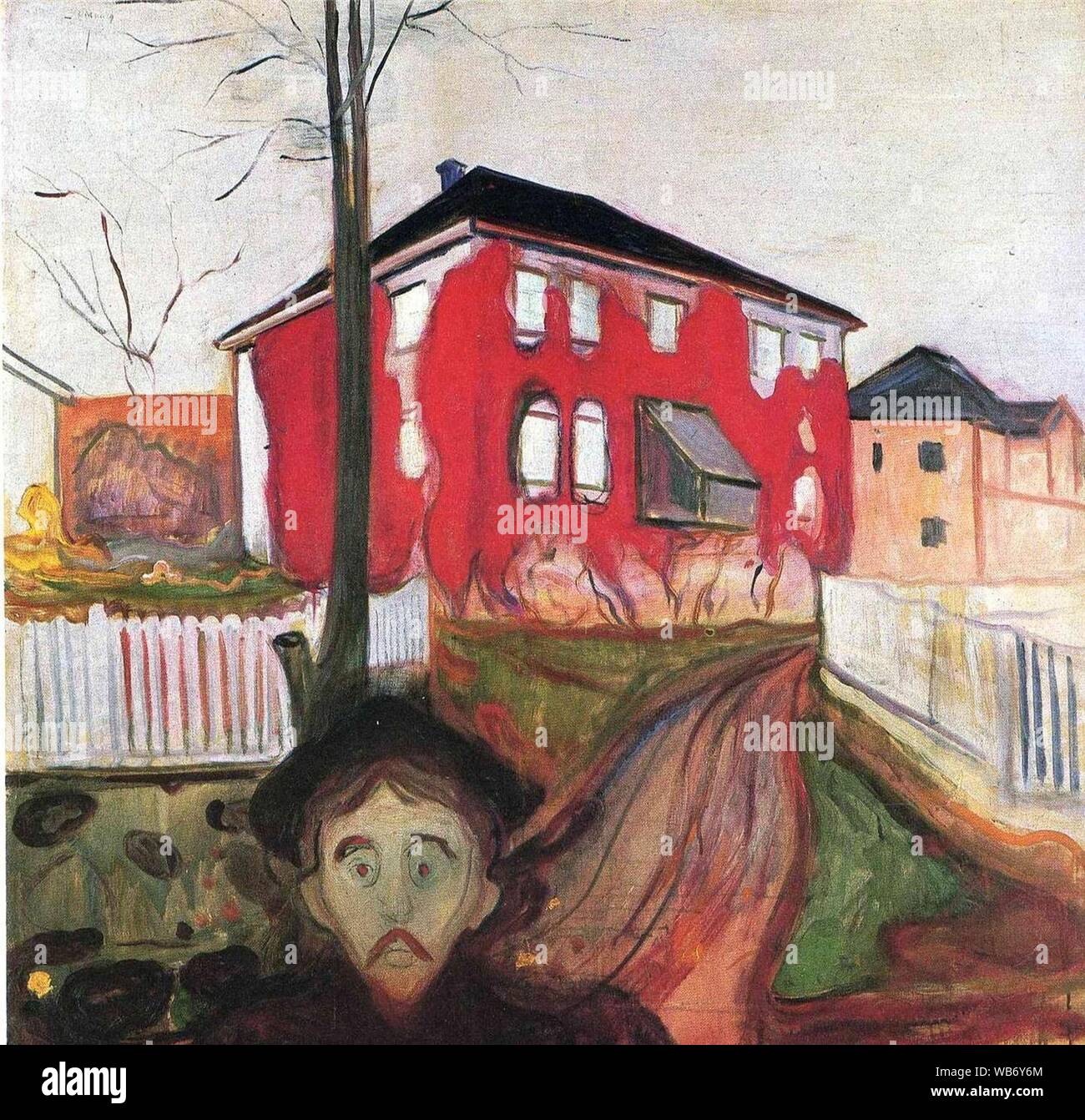 Edvard Munch - Red Virginia Creeper Stock Photo - Alamy