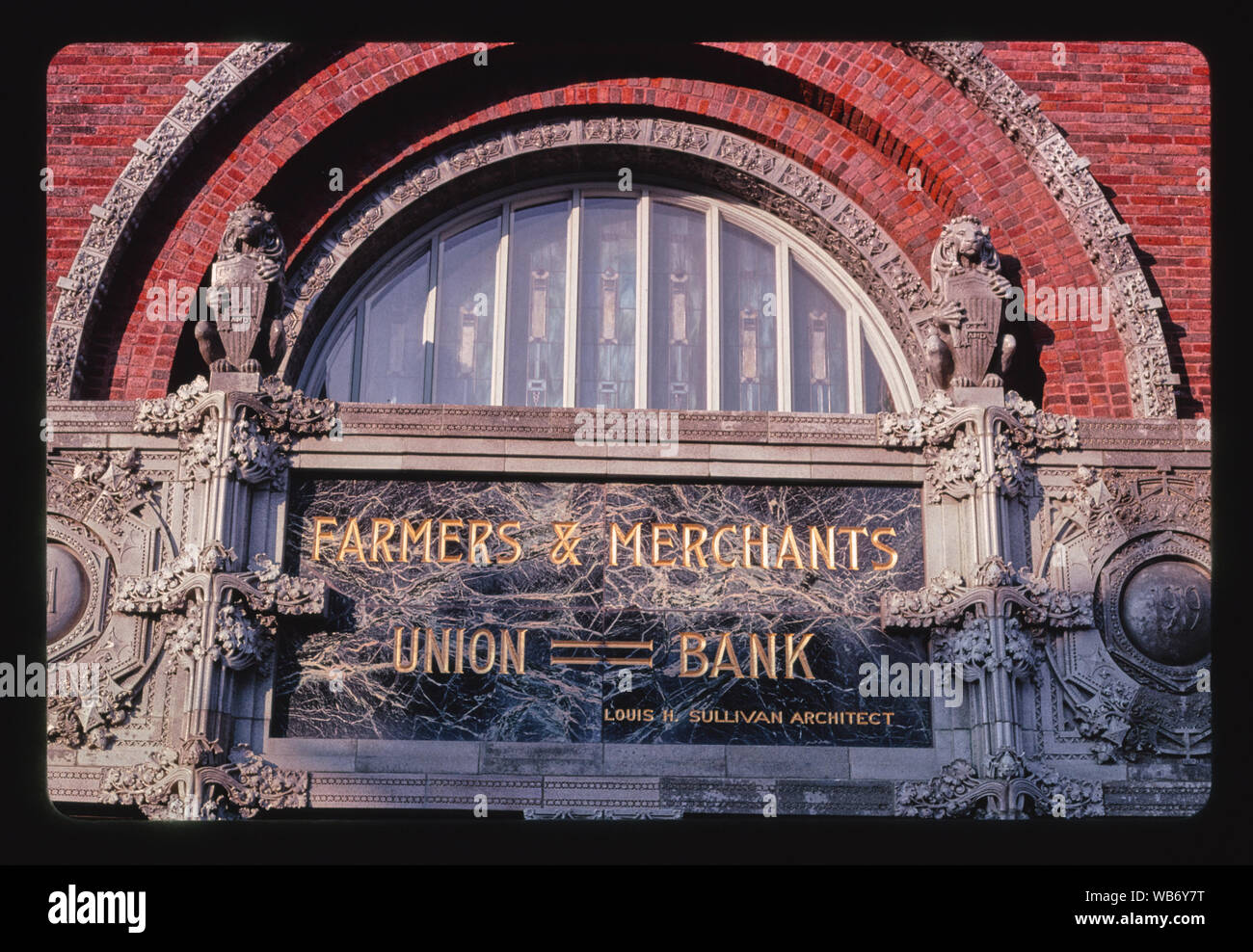 Farmers and Merchants Union Bank by Louis Sullivan, James Street ...