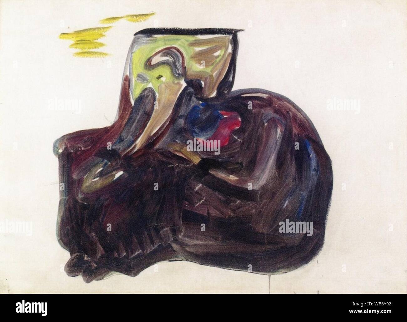 Edvard Munch - Set Design for Henrik Ibsen's Ghosts (2 Stock Photo - Alamy