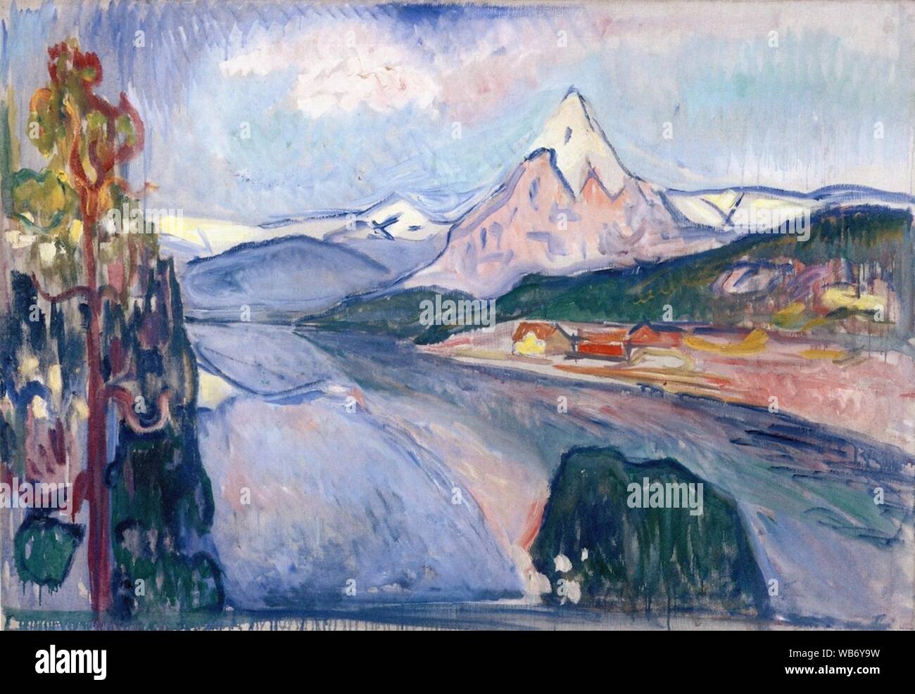 Edvard Munch - Set Design for Henrik Ibsen's Ghosts (1 Stock Photo - Alamy