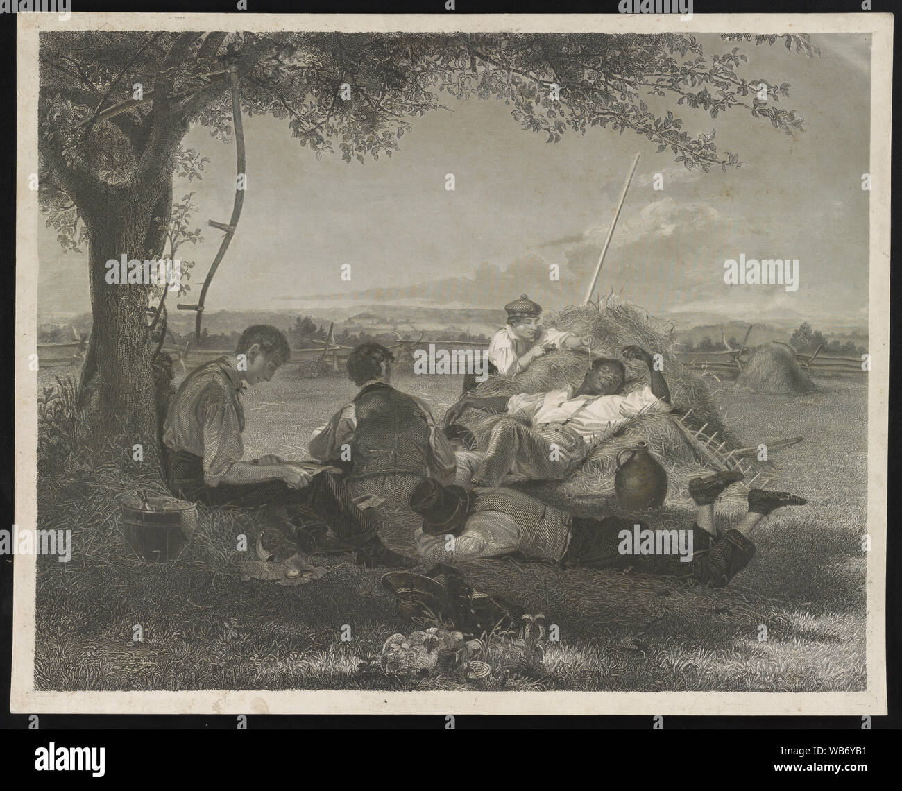 Farmers nooning, from the original picture in the possession of Jona ...