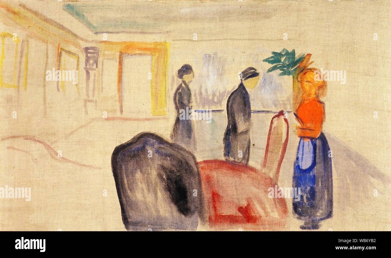 Edvard Munch - Set Design for Henrik Ibsen's Ghosts (4 Stock Photo - Alamy