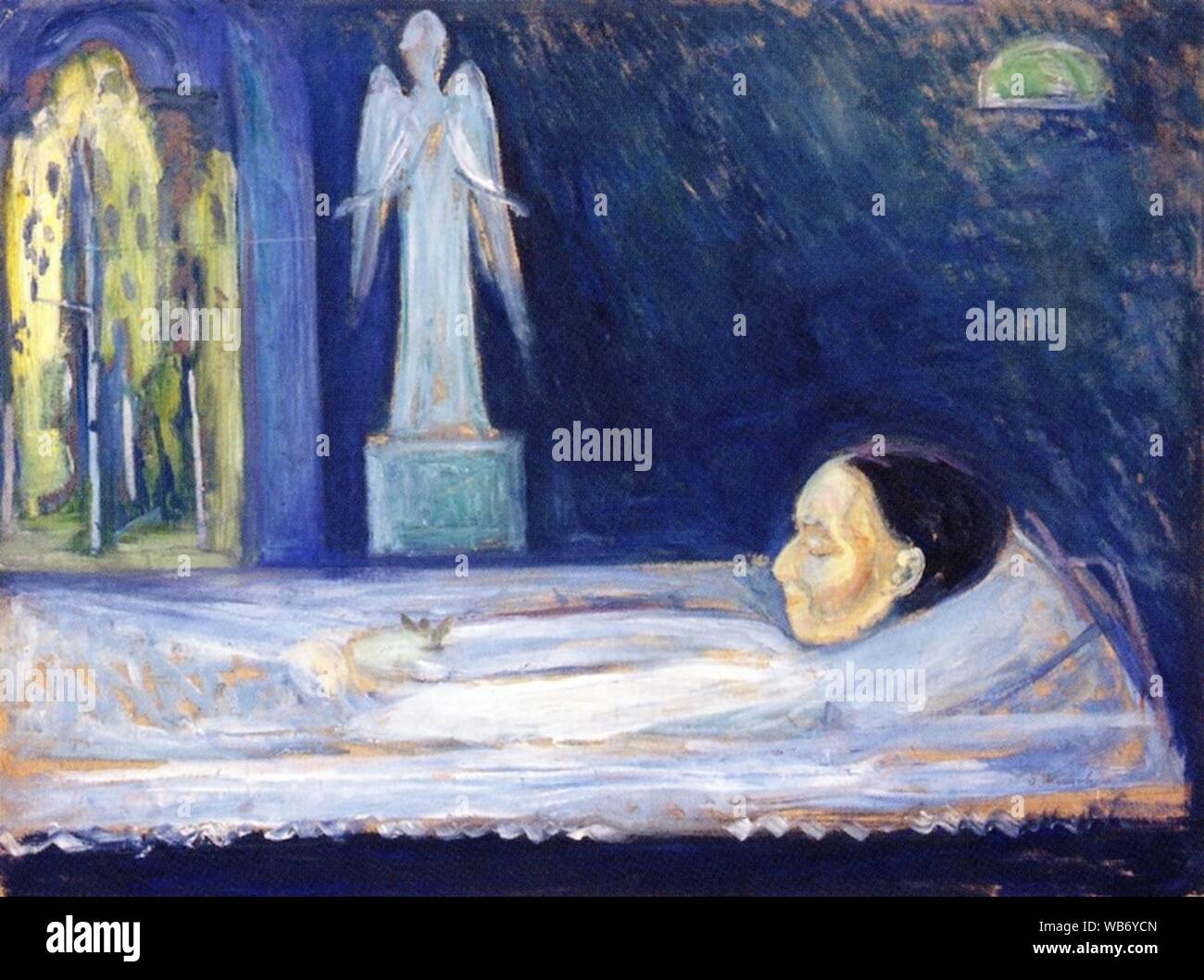 Edvard Munch - The Angel of Death Stock Photo - Alamy