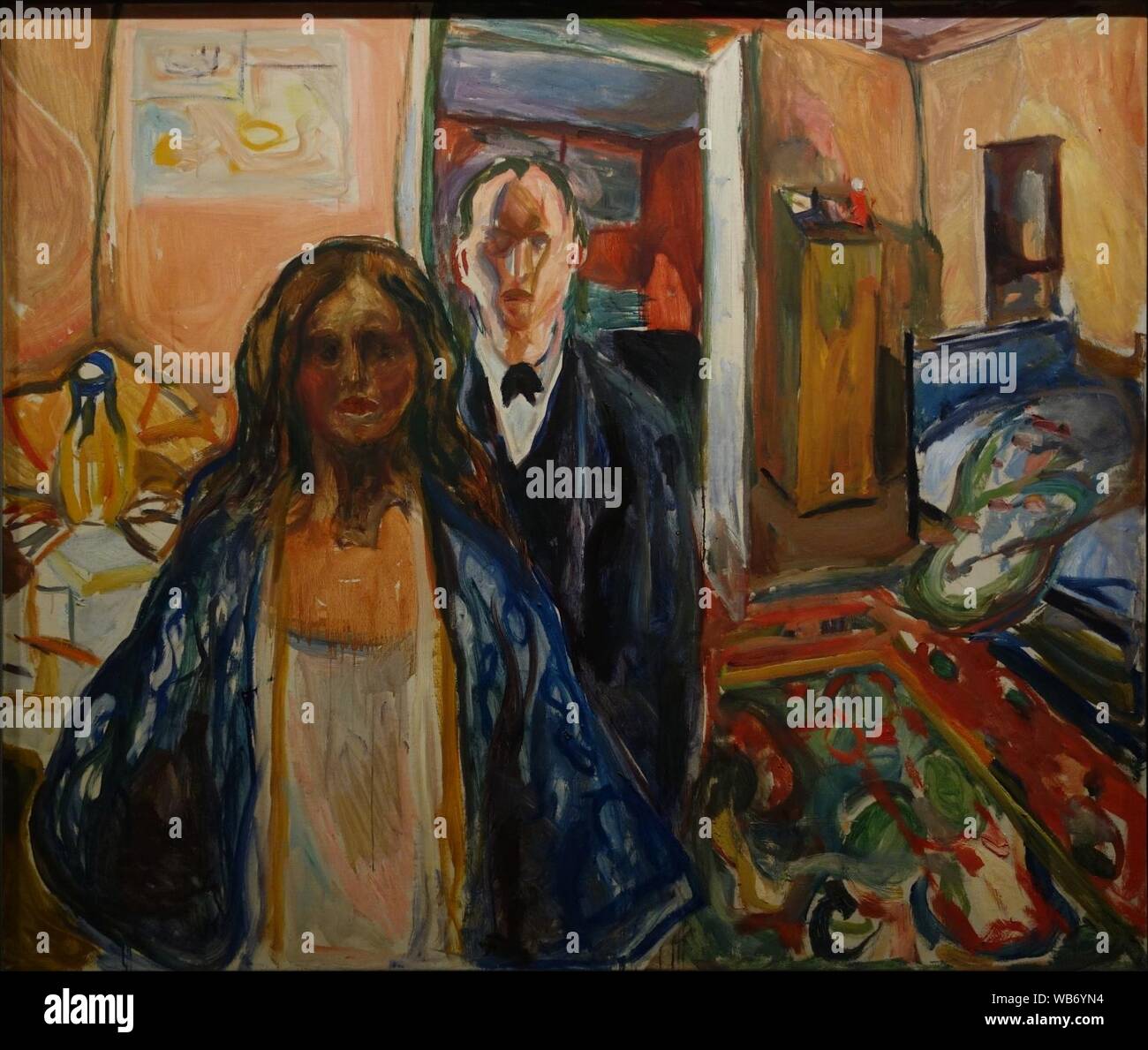 Edvard Munch The Artist And His Model 1919-1921 Stock Photo - Alamy