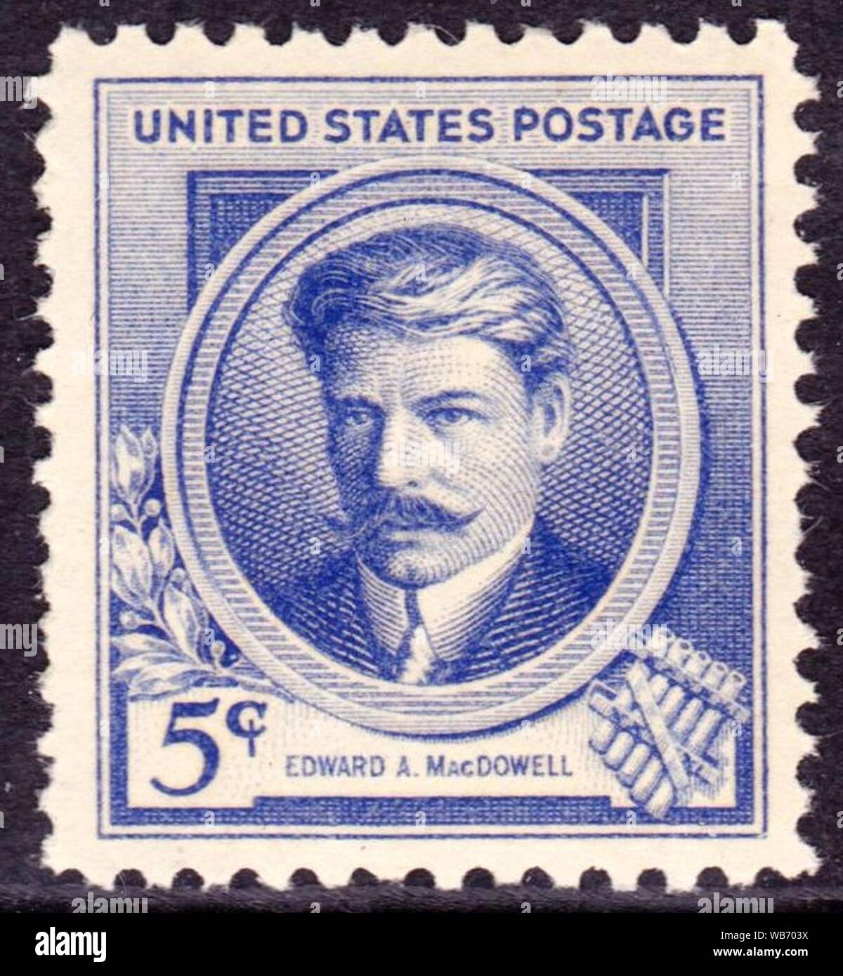 Edward A MacDowell 1940 Issue-5c Stock Photo - Alamy
