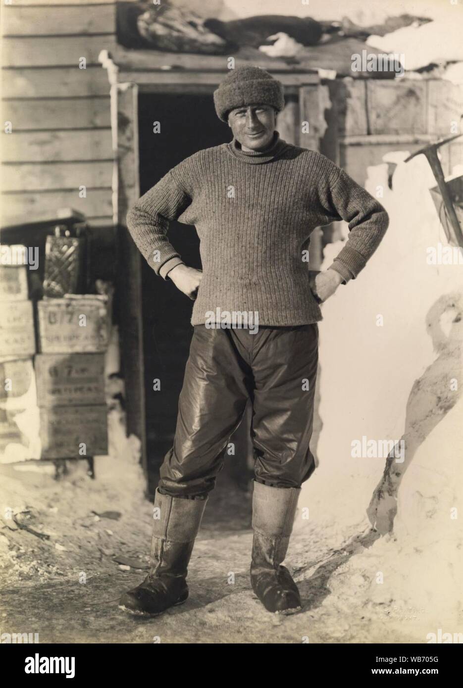 Edward Adrian Wilson by Ponting c1911 Stock Photo - Alamy