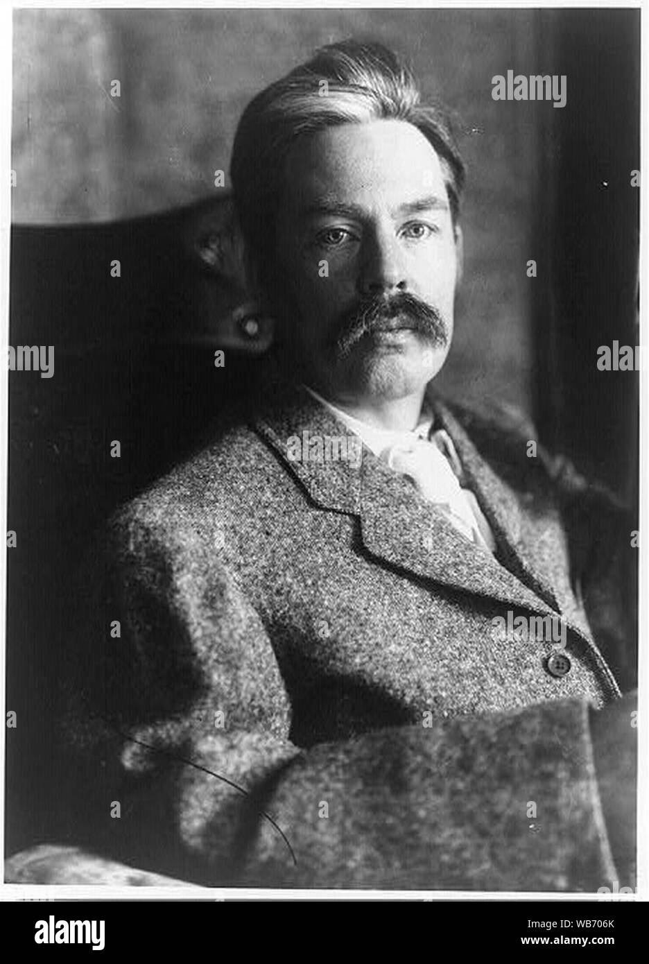 Edward Alexander MacDowell, head-and-shoulders portrait, seated, facing ...