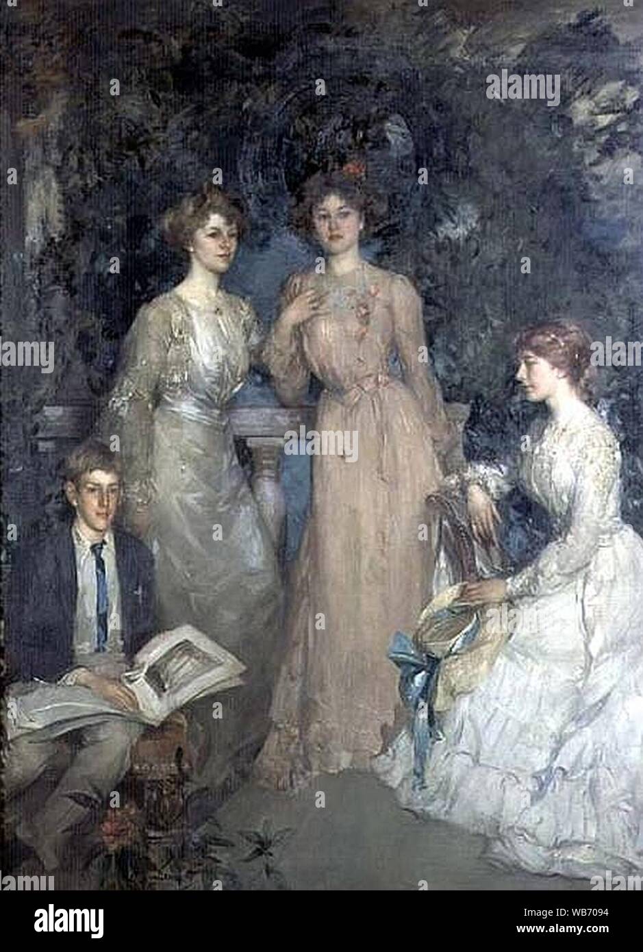 Edward Arthur Walton - A Group Portrait Stock Photo - Alamy