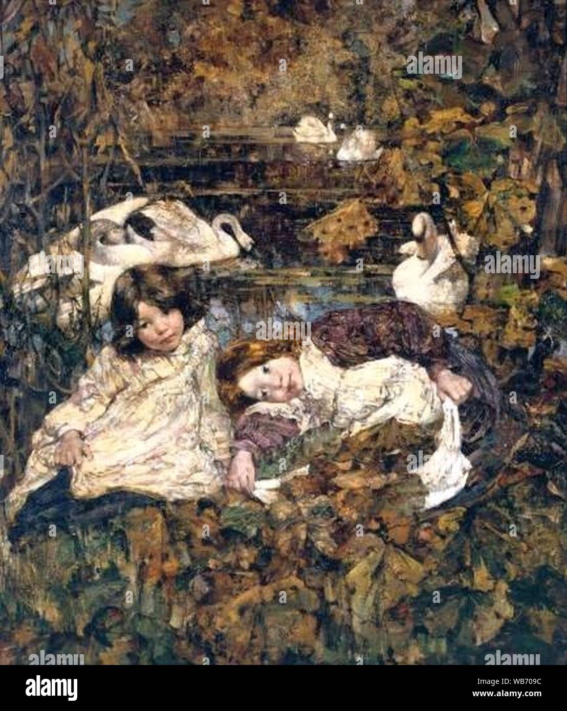 Edward Atkinson Hornel - Autumn 1904 Stock Photo - Alamy