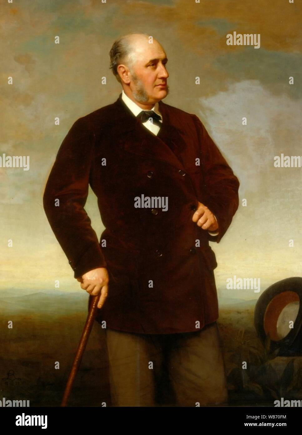 Edward Baring, 1st Lord Revelstoke (1828-1897 Stock Photo - Alamy