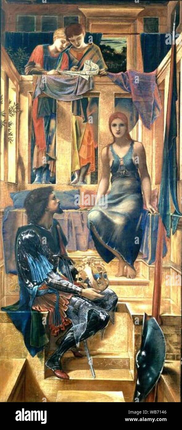 Edward Burne-Jones King Cophetua and the Beggar Maid 1883 cartoon Stock ...
