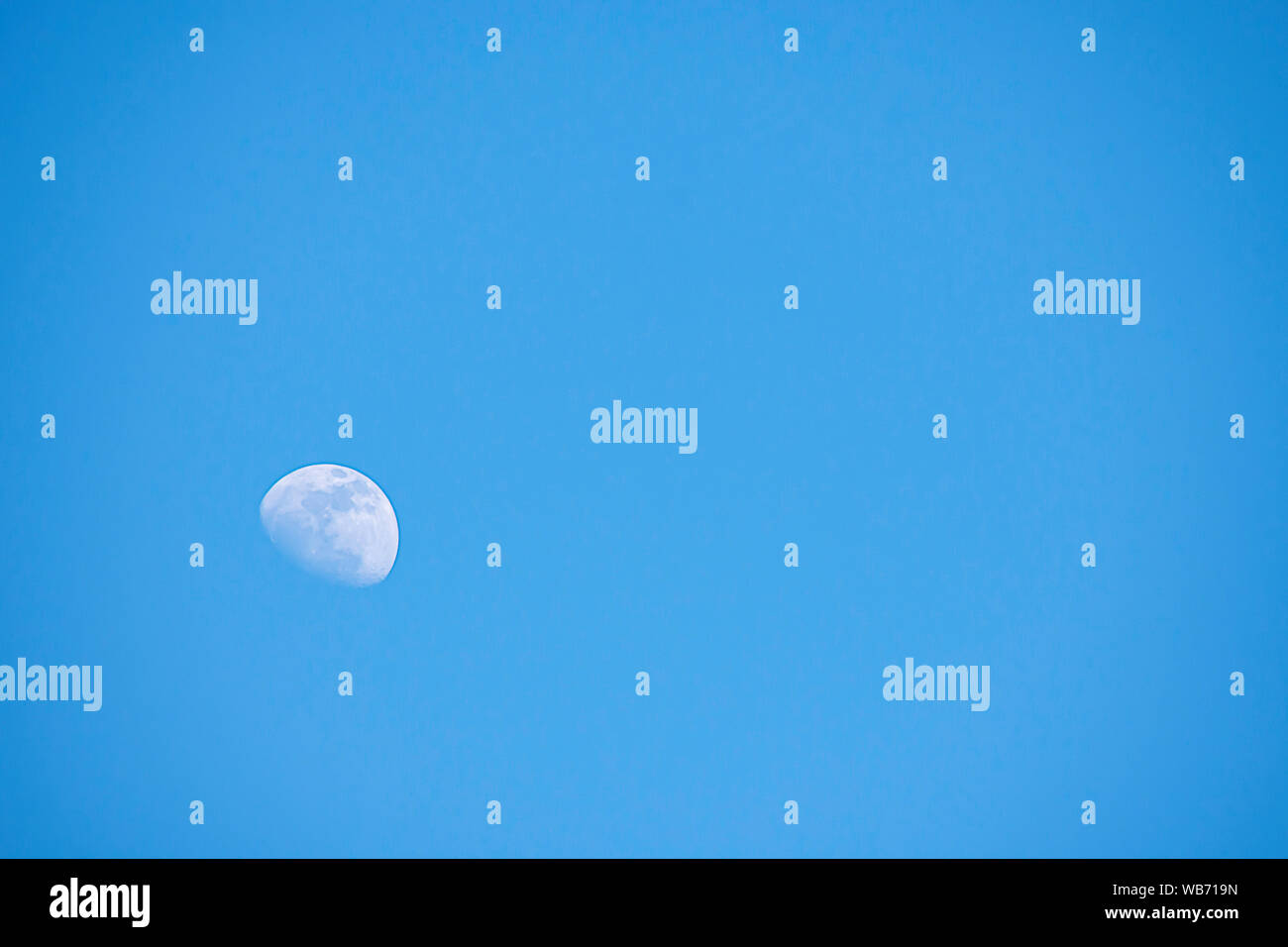 Crescent moon daylight hi-res stock photography and images - Alamy