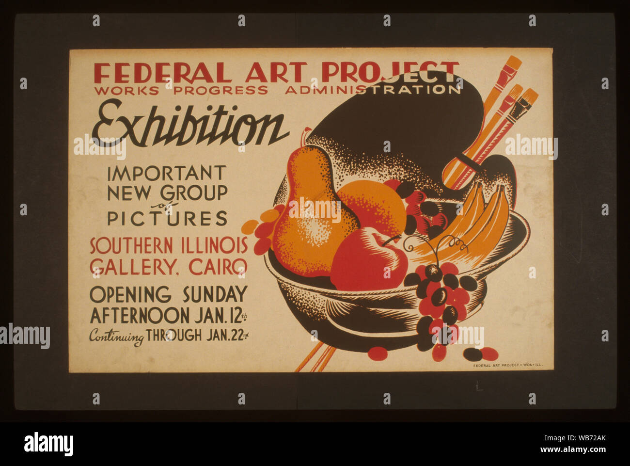Federal Art Project Works Progress Administration exhibition Abstract ...