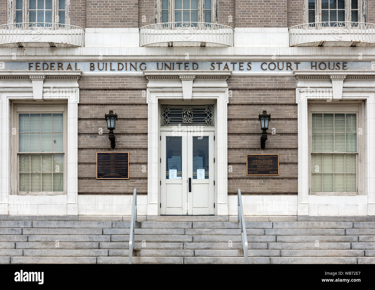 Federal Building and U.S. Courthouse and Annex, London, Kentucky Stock ...