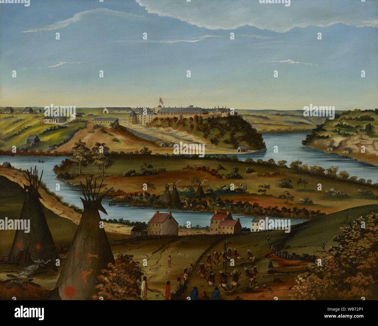 Edward K. Thomas - View of Fort Snelling Stock Photo - Alamy