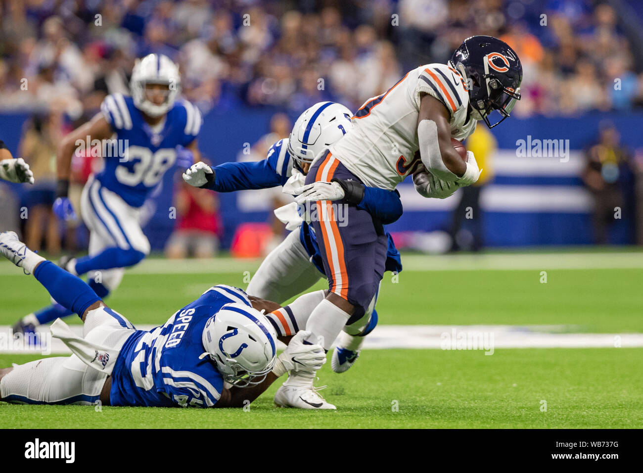 Indianapolis, Indiana, USA. 24th Aug, 2019. Chicago Bears running back ...