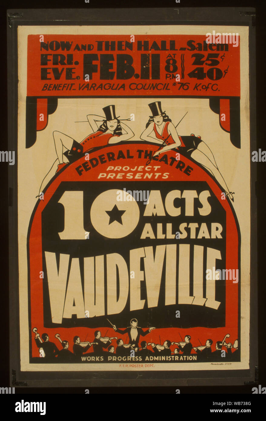 Federal Theatre Project presents 10 acts all star vaudeville Abstract ...