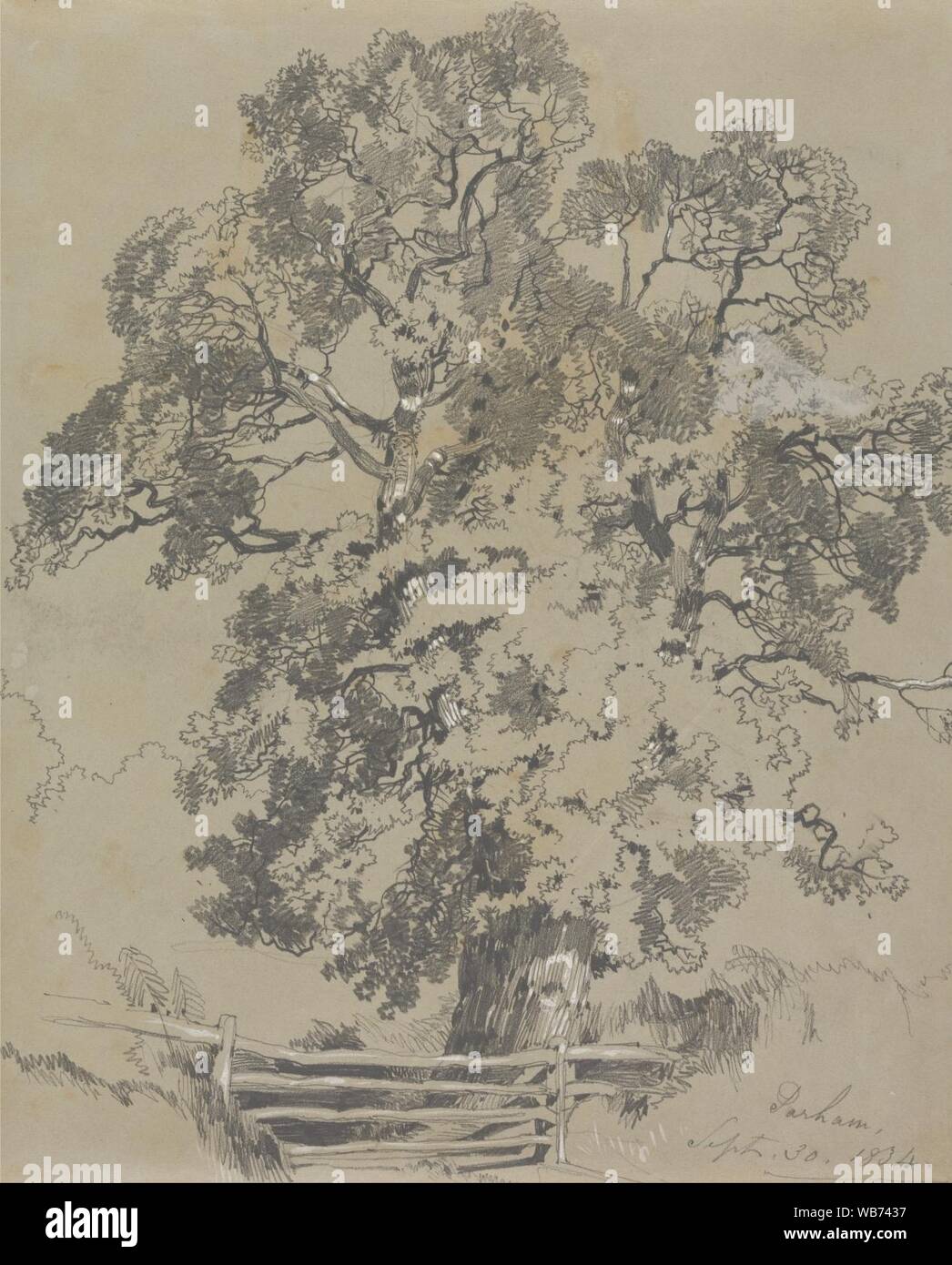 Edward Lear - Parham, Sept. 30, 1834 Stock Photo - Alamy