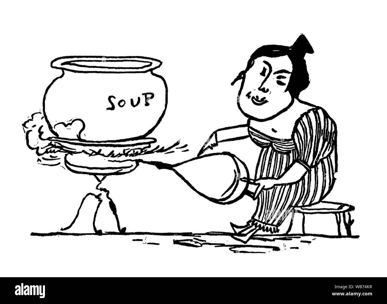 Edward Lear A Book of Nonsense 47 Stock Photo - Alamy