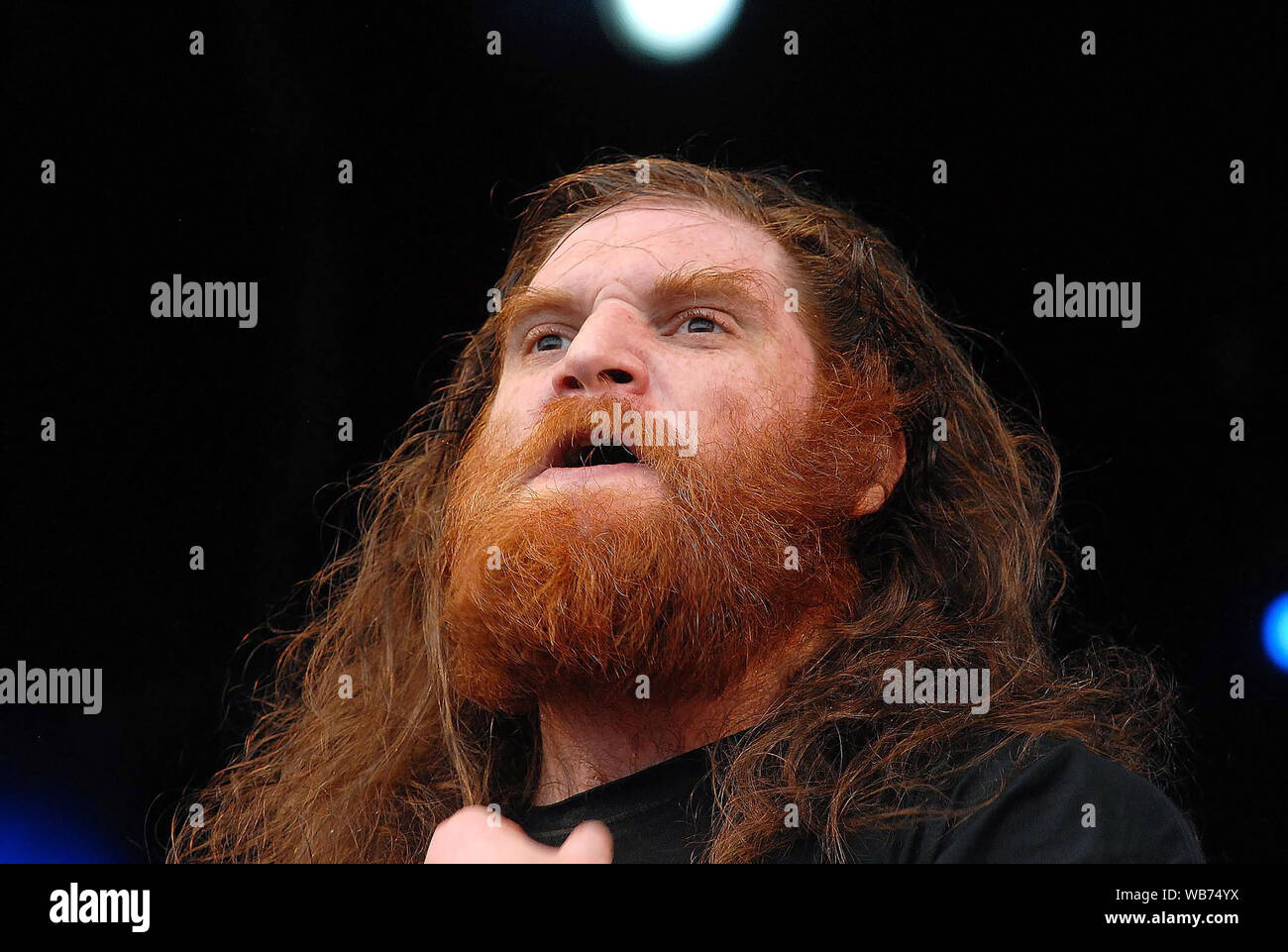 Rio de Janeiro, Brazil, September 25, 2011. Vocalist Jimmy London from ...