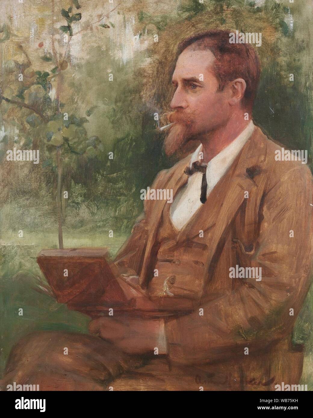 Edward Onslow Ford, by Arthur Hacker Stock Photo - Alamy