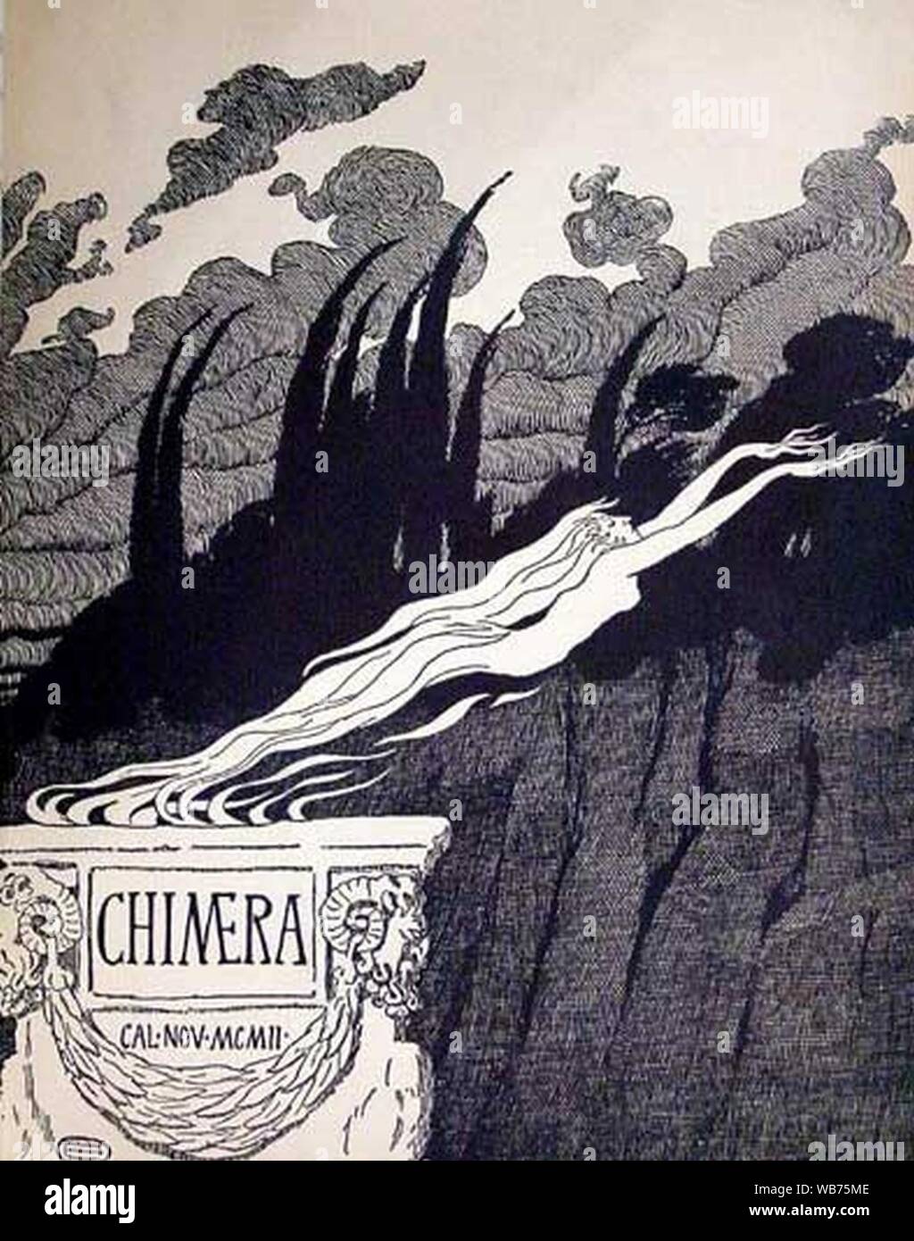 Edward Okuń - Okładka Chimery 1902 Stock Photo - Alamy