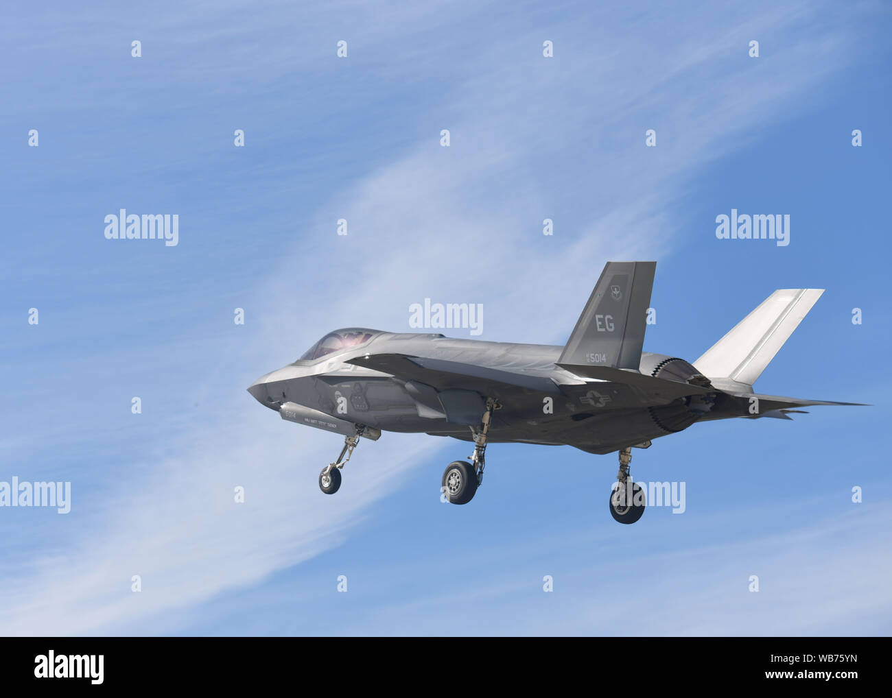 A 33rd Fighter Wing F-35A Lightning II takes off during the exercise ...