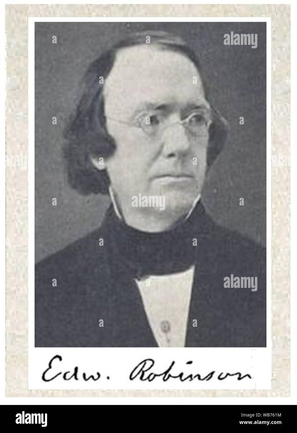 Edward Robindon studioso Stock Photo - Alamy